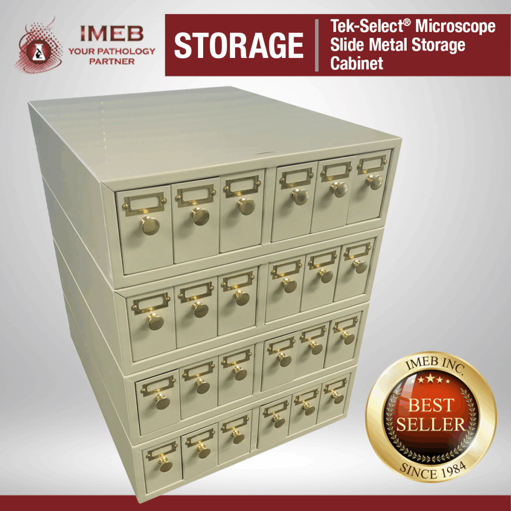 Tek-Select® Microscope Slide Metal Storage Cabinet - IMEB Inc.